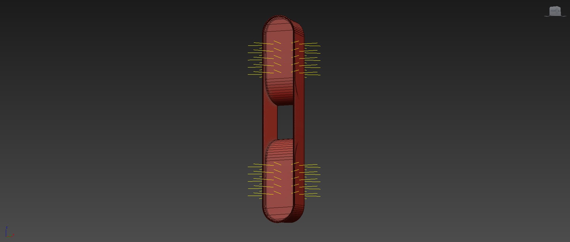 Wall Loop Double 3D Model - TurboSquid 1571492