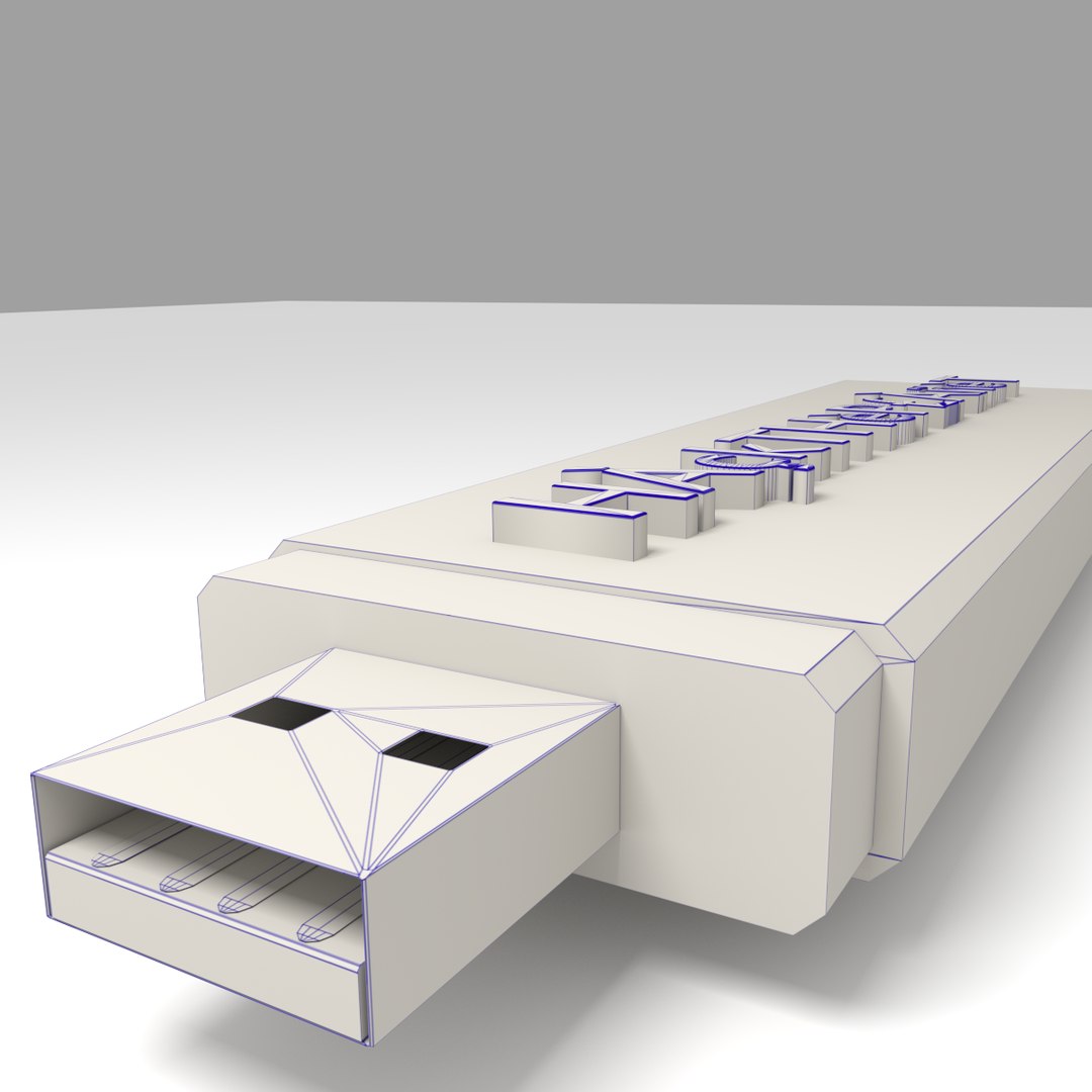 Usb Stick 3d Blend