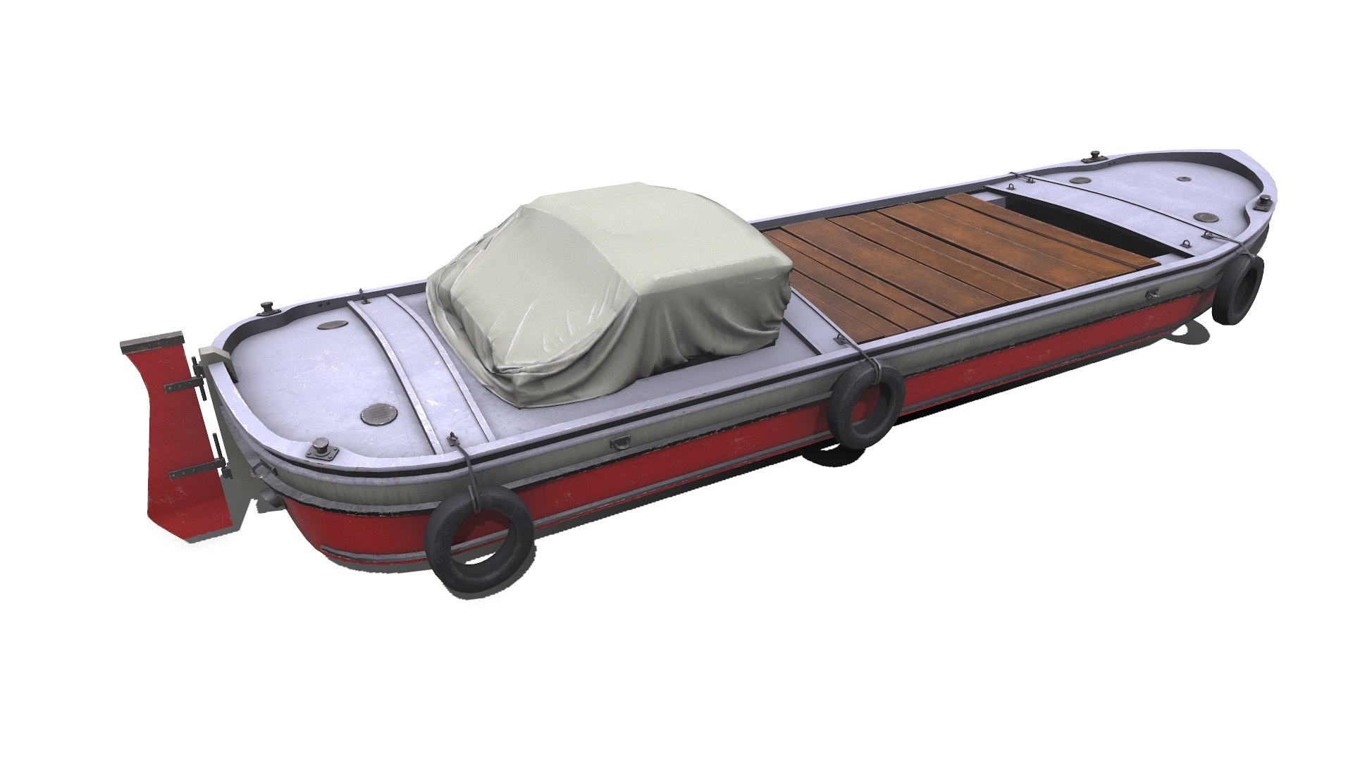 3D Mini Cargo Ship Low-poly PBR model - TurboSquid 1973542