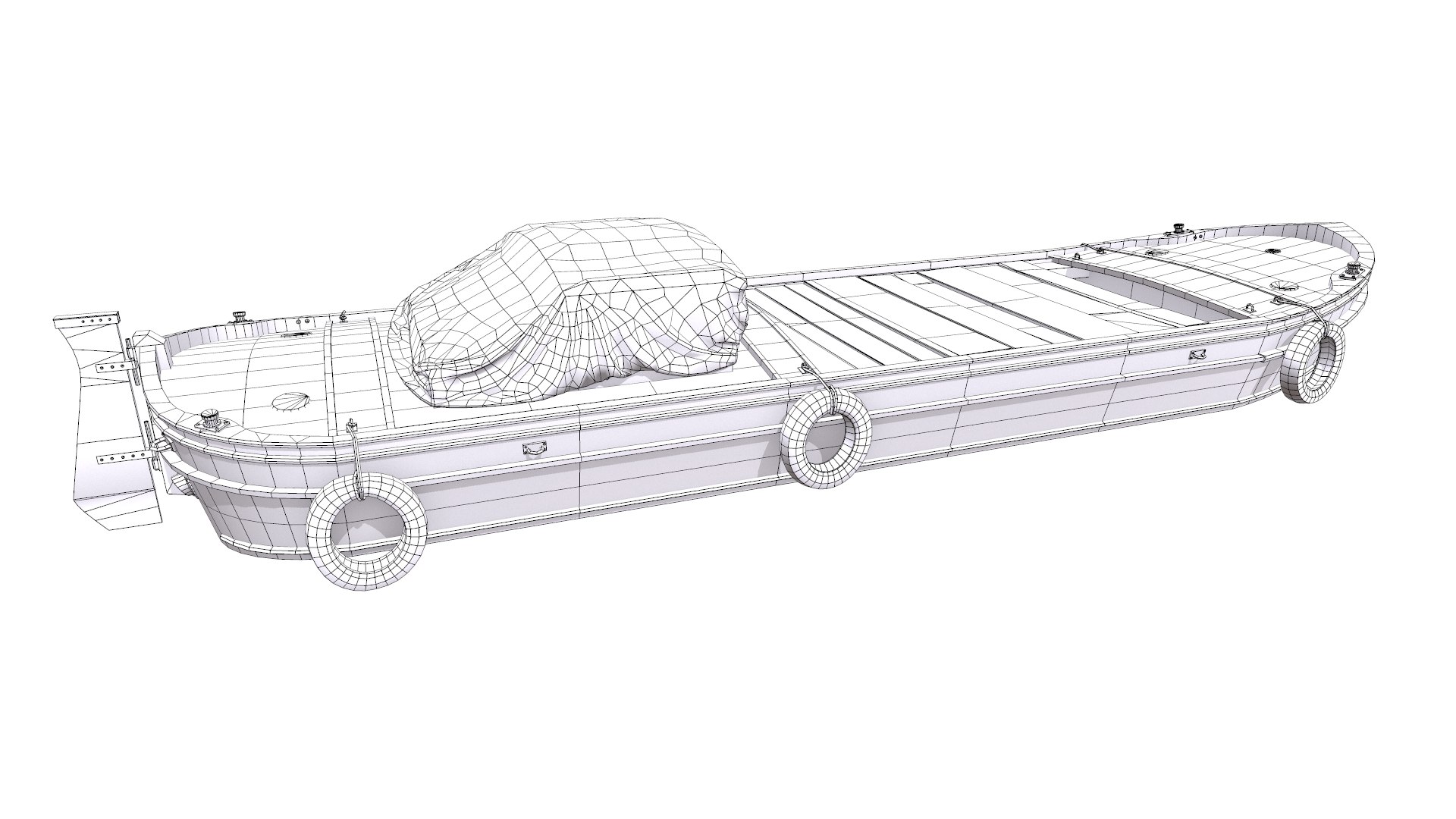 3D Mini Cargo Ship Low-poly PBR model - TurboSquid 1973542