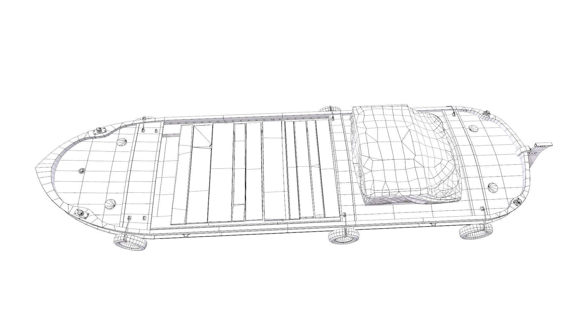 3D Mini Cargo Ship Low-poly PBR model - TurboSquid 1973542