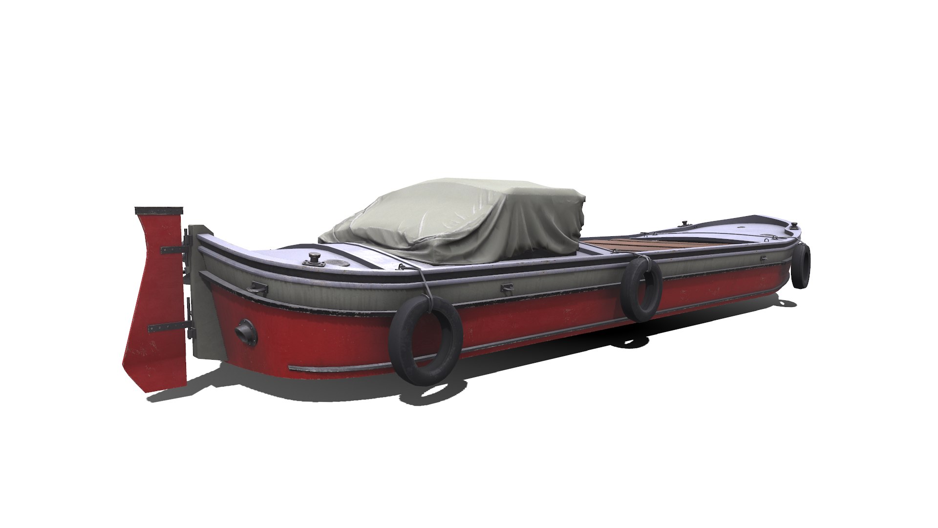 3D Mini Cargo Ship Low-poly PBR model - TurboSquid 1973542