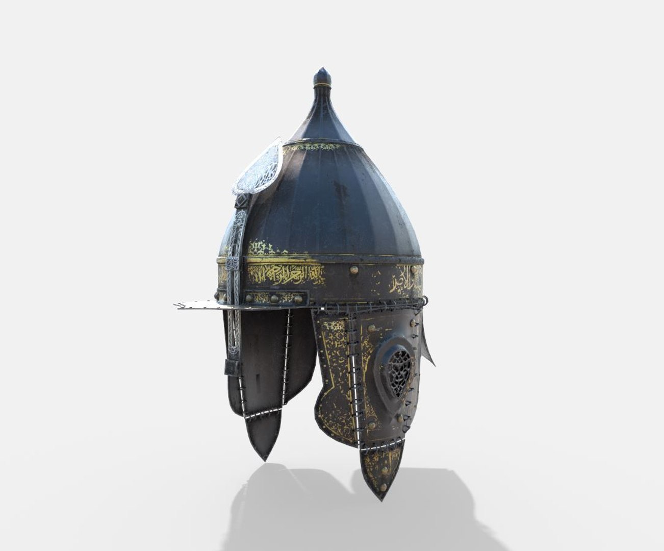 3D Model Arabesque - Ottoman Helmet - TurboSquid 1962725
