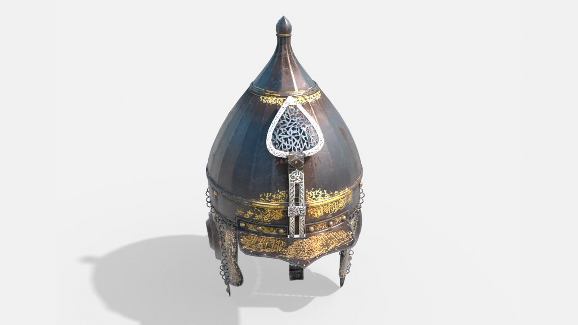 3D Model Arabesque - Ottoman Helmet - TurboSquid 1962725