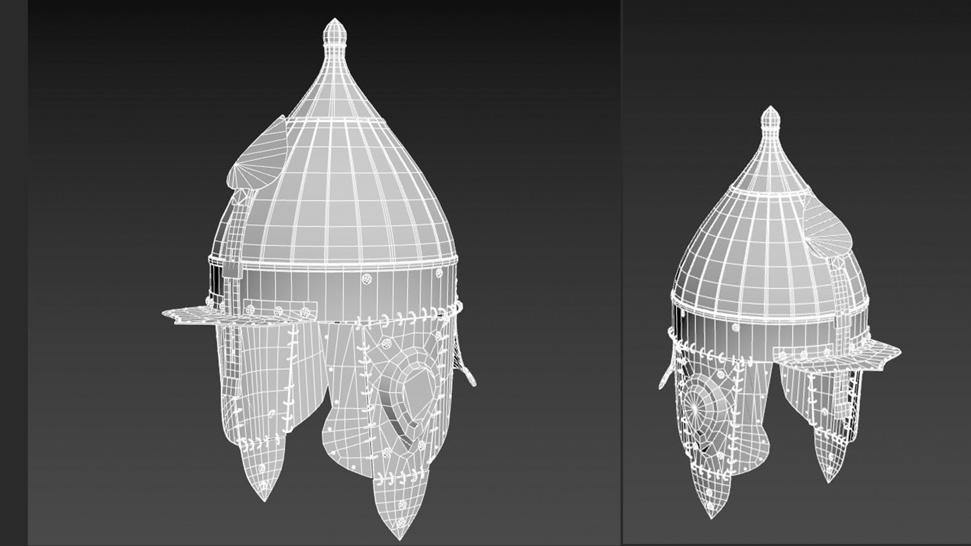 3D Model Arabesque - Ottoman Helmet - TurboSquid 1962725