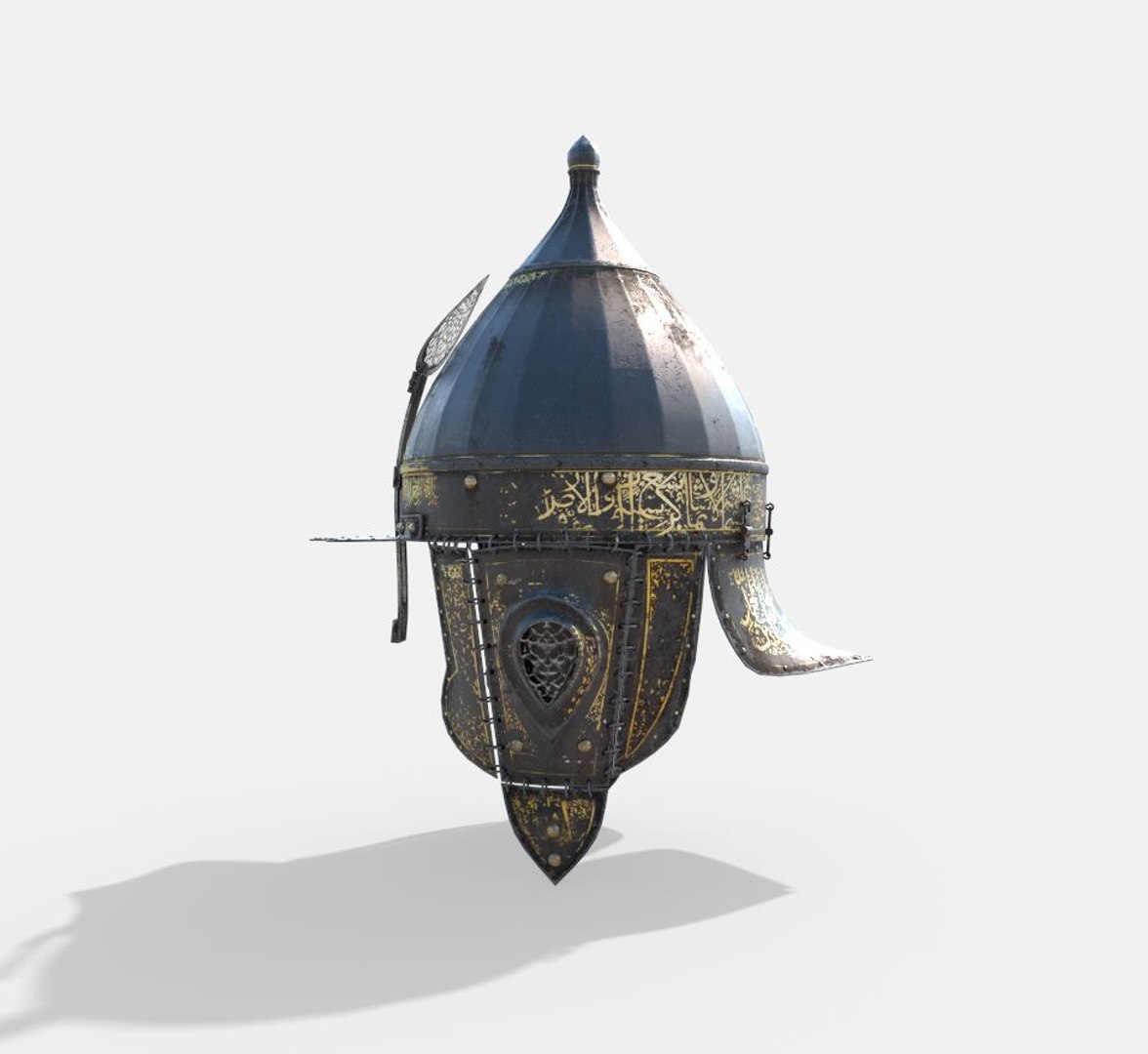 3D Model Arabesque - Ottoman Helmet - TurboSquid 1962725