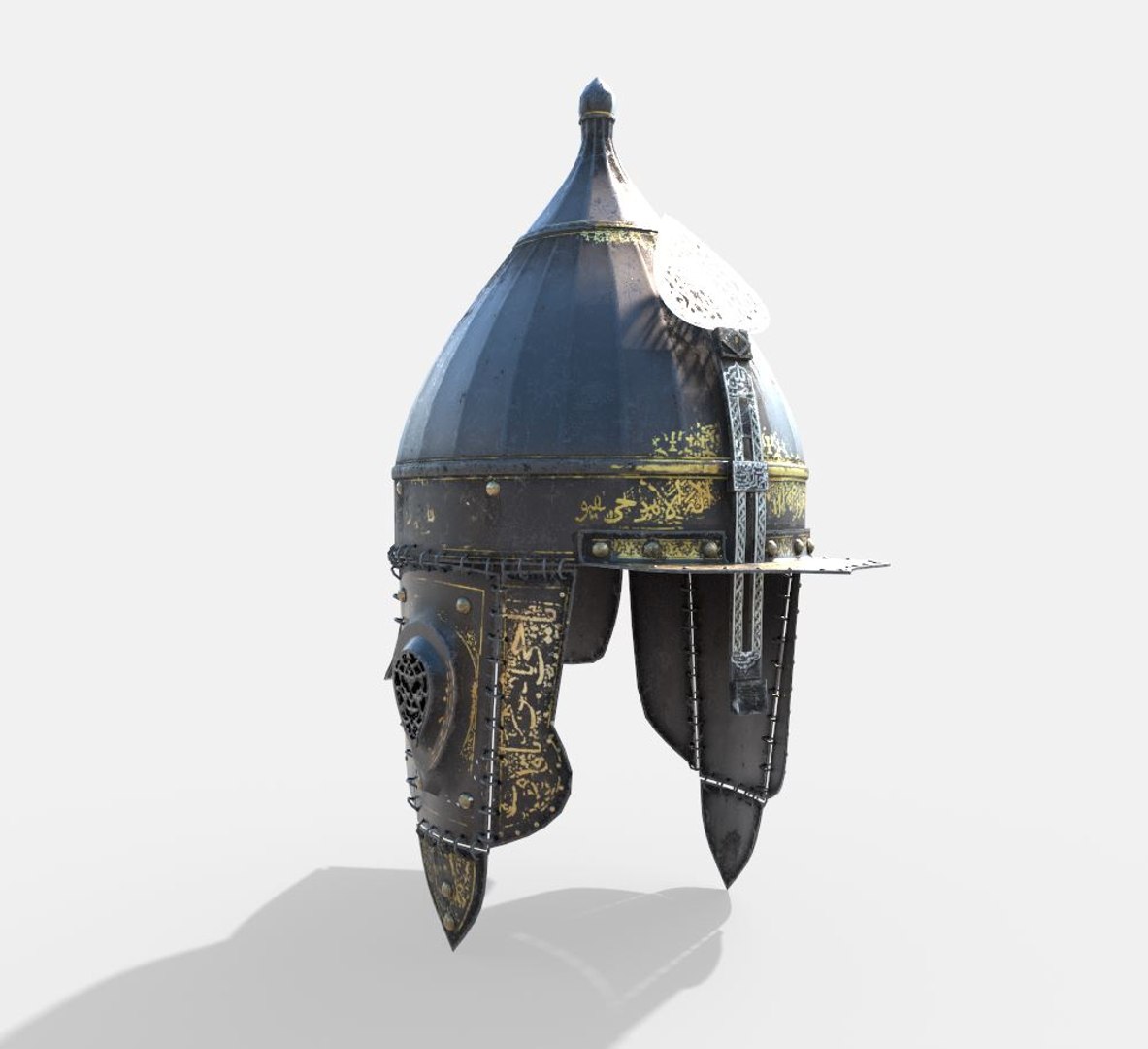 3D Model Arabesque - Ottoman Helmet - TurboSquid 1962725