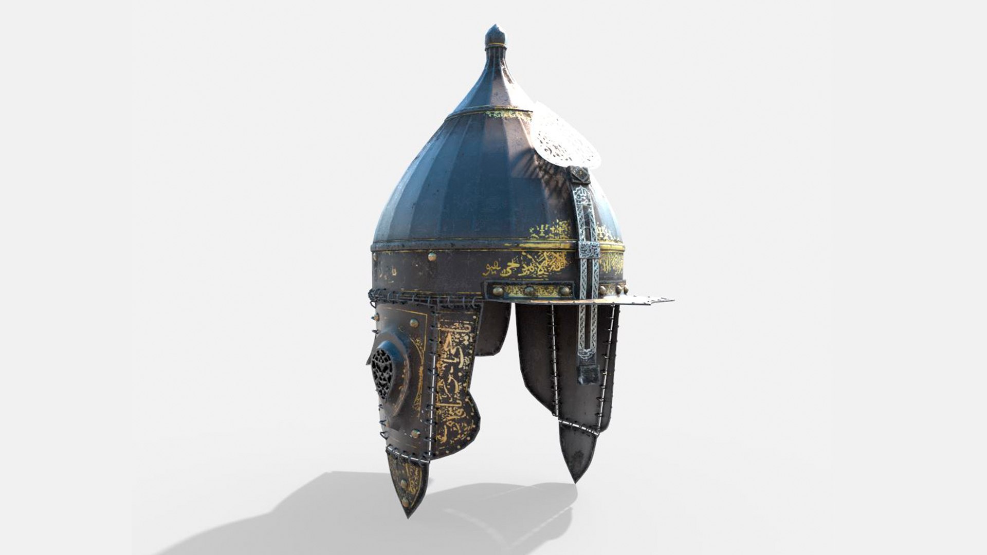 3D Model Arabesque - Ottoman Helmet - TurboSquid 1962725
