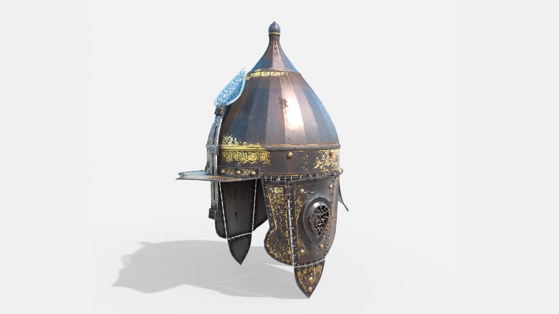 3D Model Arabesque - Ottoman Helmet - TurboSquid 1962725