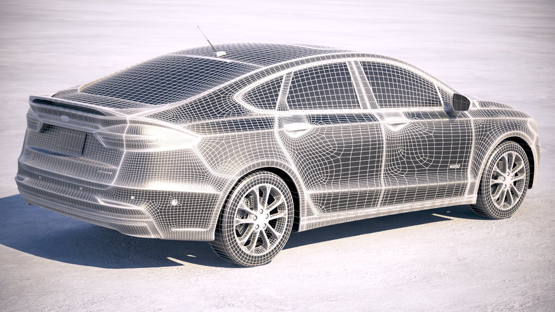 3D Fusion Energi Sedan Model - TurboSquid 1296659