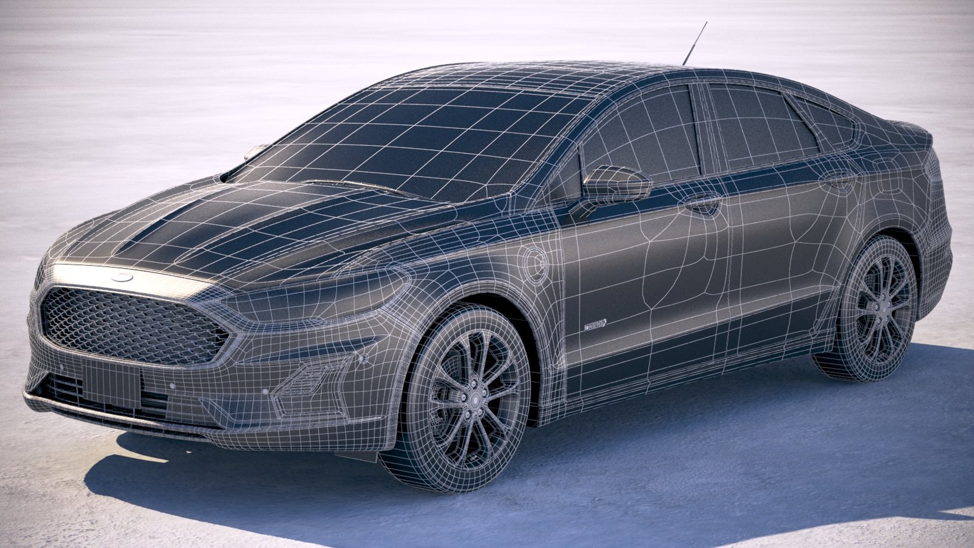 3D Fusion Energi Sedan Model - TurboSquid 1296659