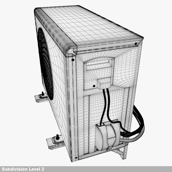 Ar condicionado Modelo 3D - TurboSquid 1052080