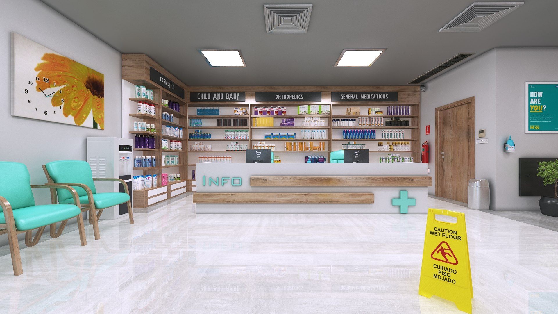 Pharmacy Store 3D - TurboSquid 1337038