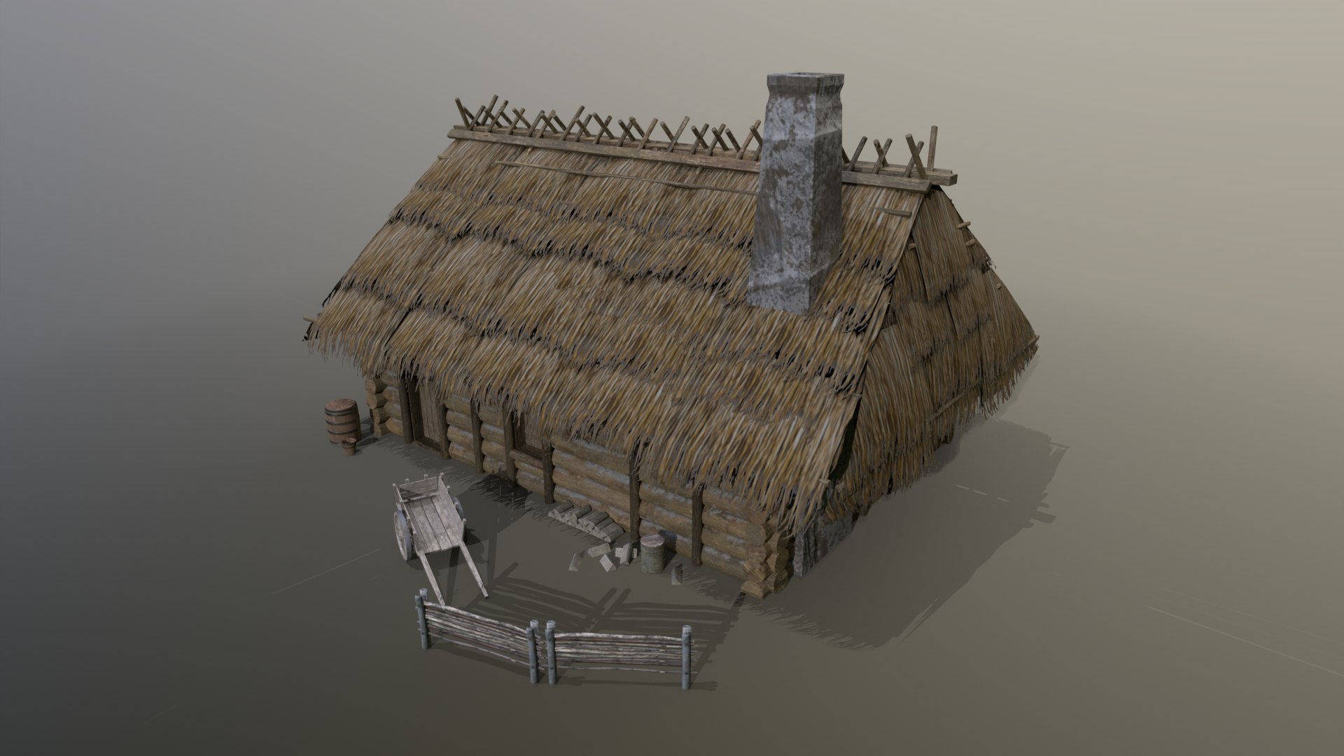 Medieval Cottage 3D Model - TurboSquid 2203581