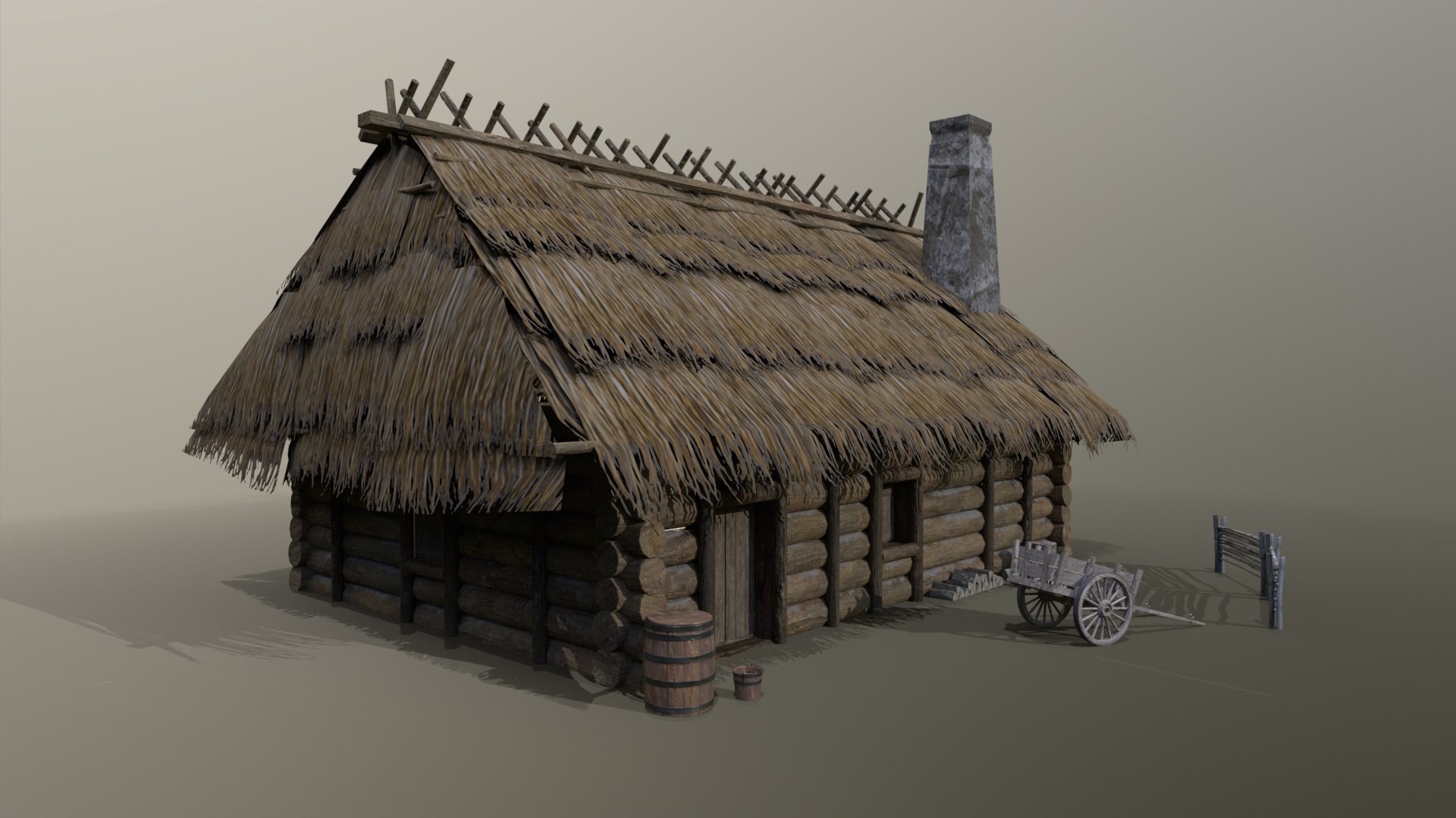 Medieval Cottage 3D Model - TurboSquid 2203581