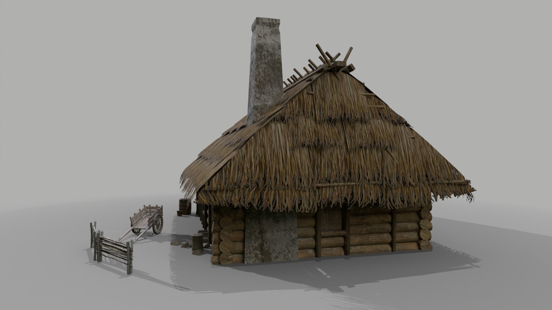 Medieval Cottage 3D Model - TurboSquid 2203581