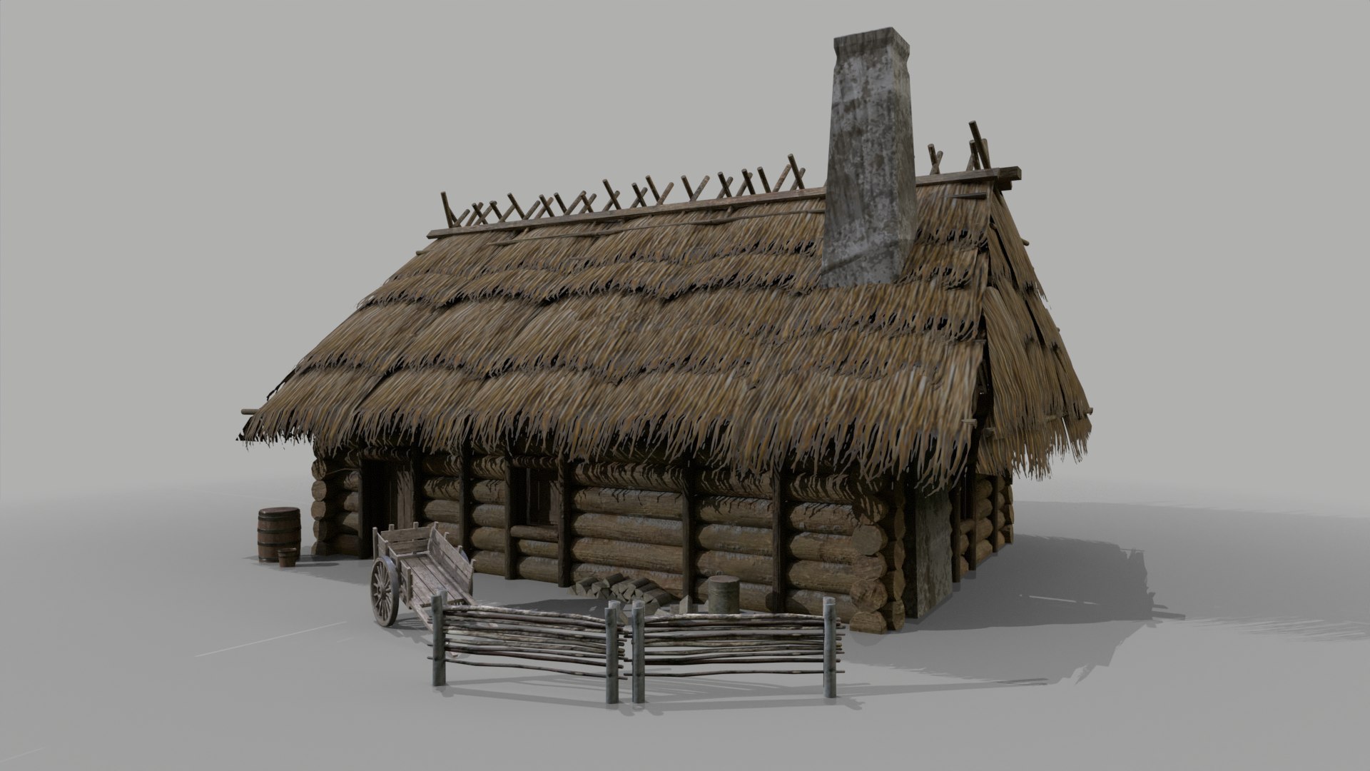 Medieval Cottage 3D Model - TurboSquid 2203581