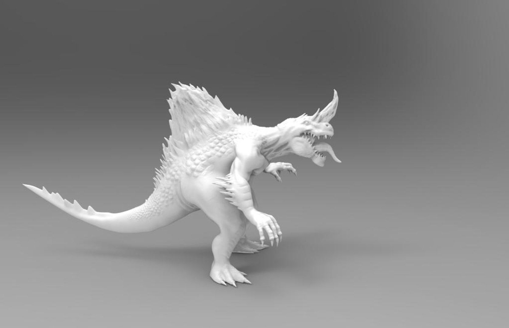 3d dragon monster model