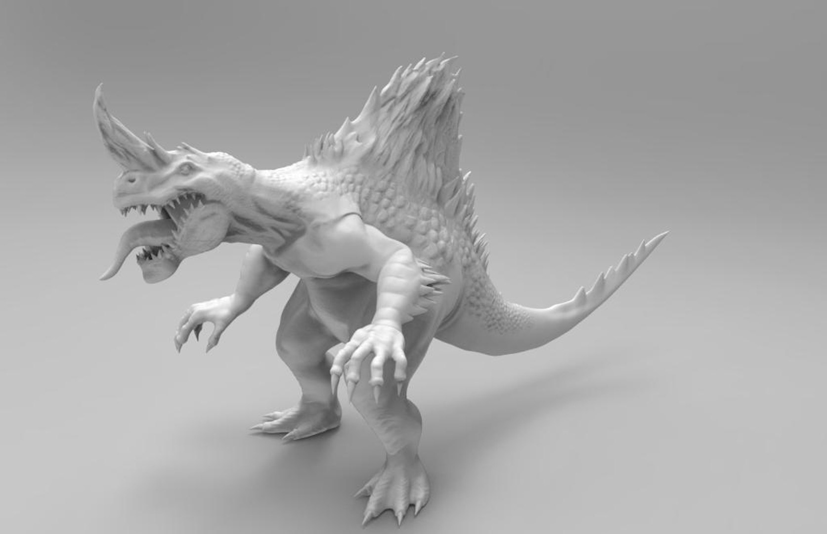3d dragon monster model