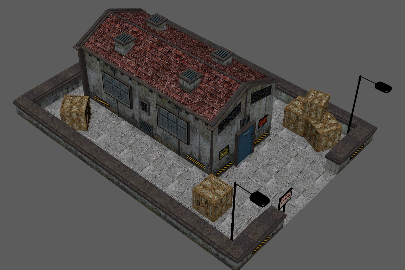 Building Warehouse Architecture 3D Model - TurboSquid 1366132