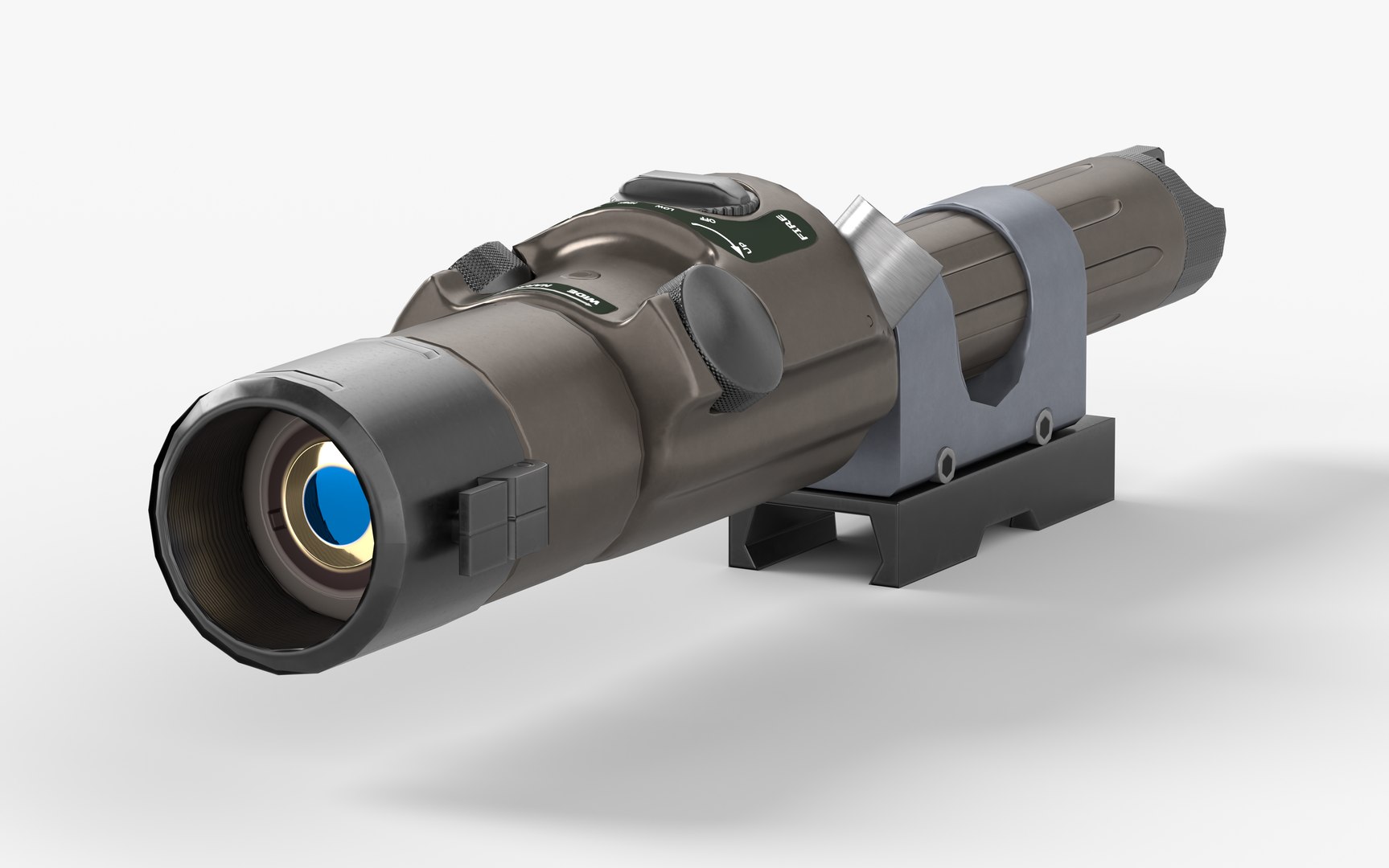 IZLID ULTRA High Power IR Laser 3D Model - TurboSquid 2094107