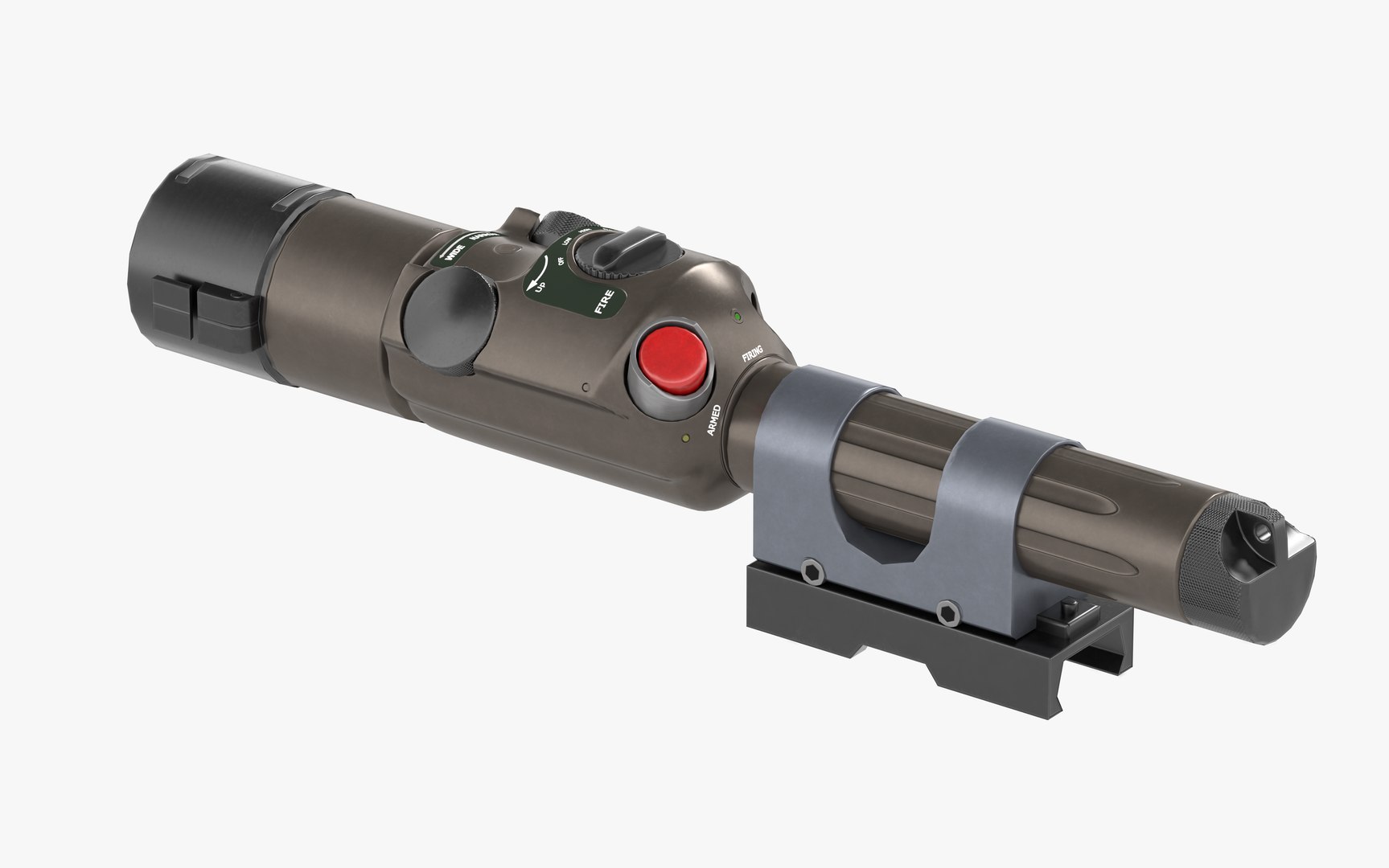 IZLID ULTRA High Power IR Laser 3D Model - TurboSquid 2094107