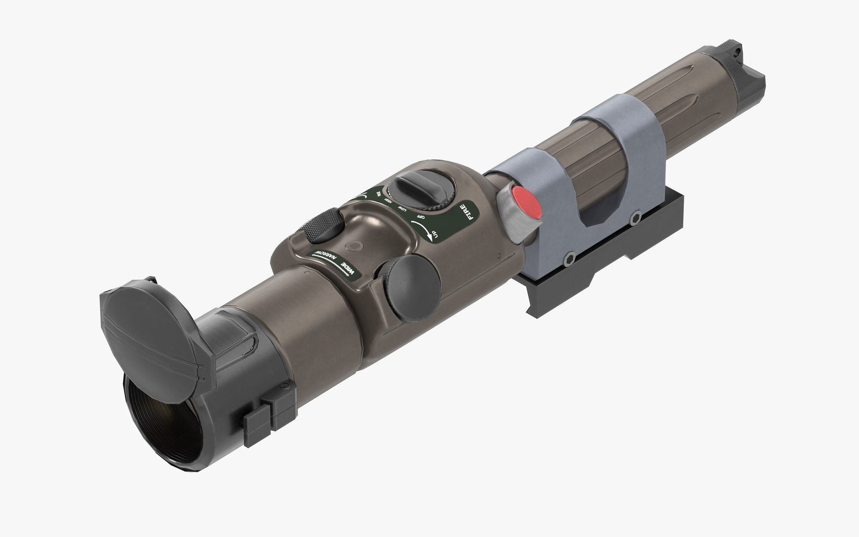 IZLID ULTRA High Power IR Laser 3D Model - TurboSquid 2094107