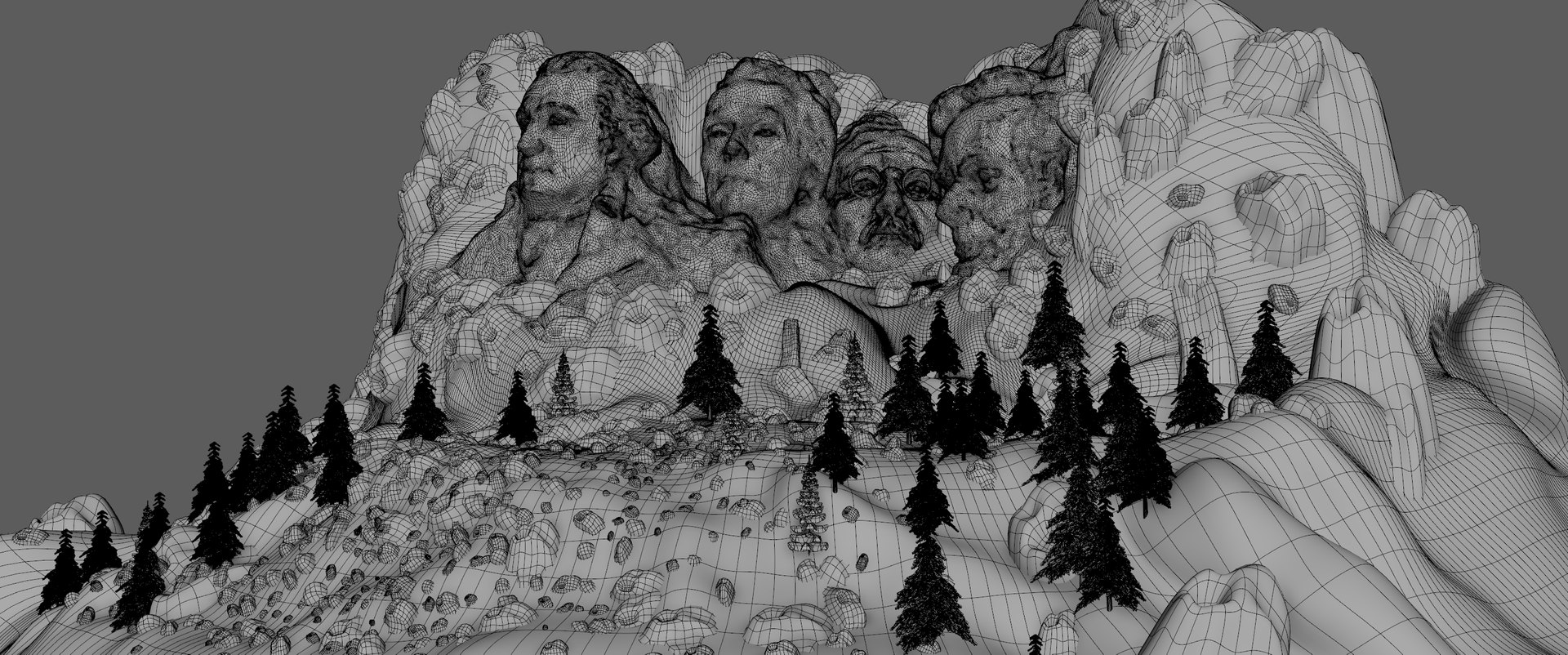 3D Mount Rushmore South Dakota - TurboSquid 1292058