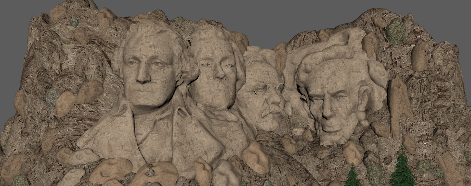 3D Mount Rushmore South Dakota - TurboSquid 1292058