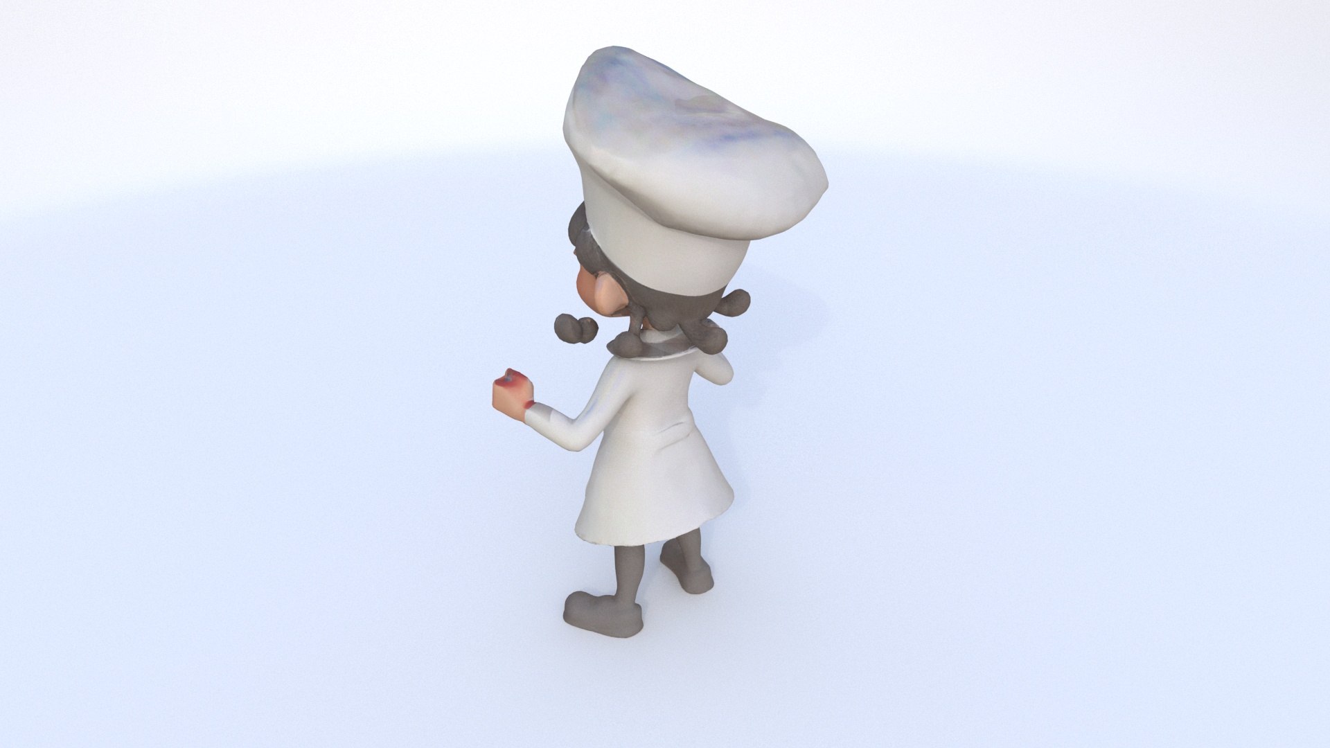 Chef Female Model - TurboSquid 2333455