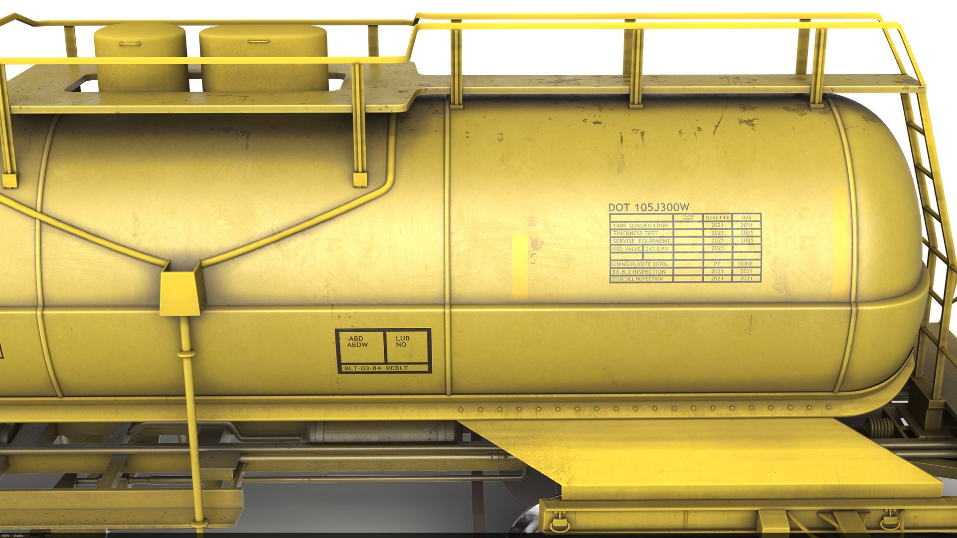 3D Railroad Tank Car(1) - TurboSquid 2420158