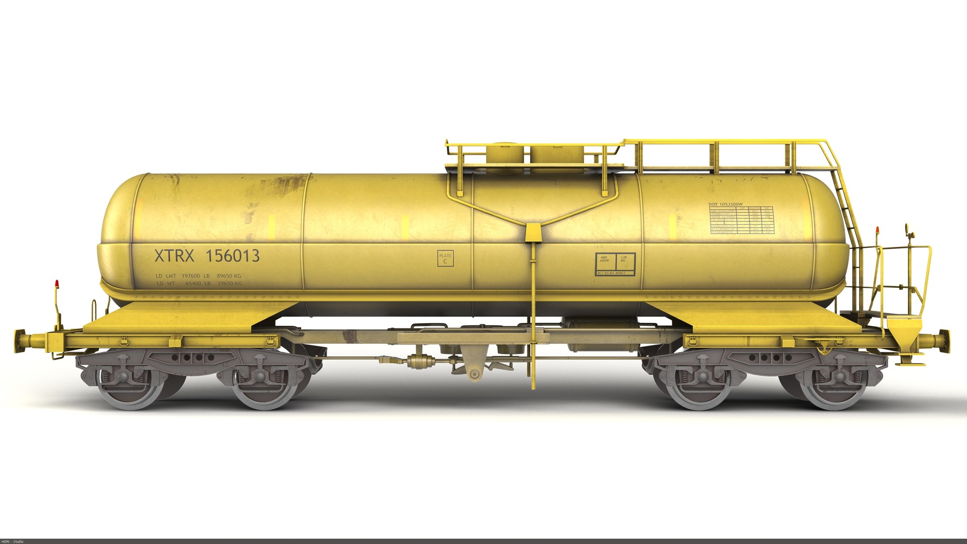 3D Railroad Tank Car(1) - TurboSquid 2420158