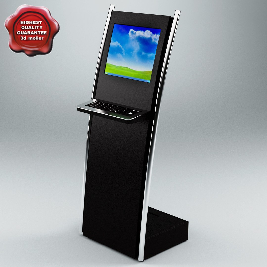 Internet Kiosk X5 3d Obj