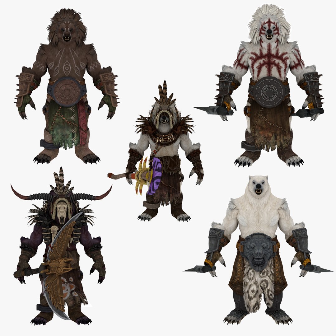 3D модель World of Warcraft Furbolg - TurboSquid 1882492