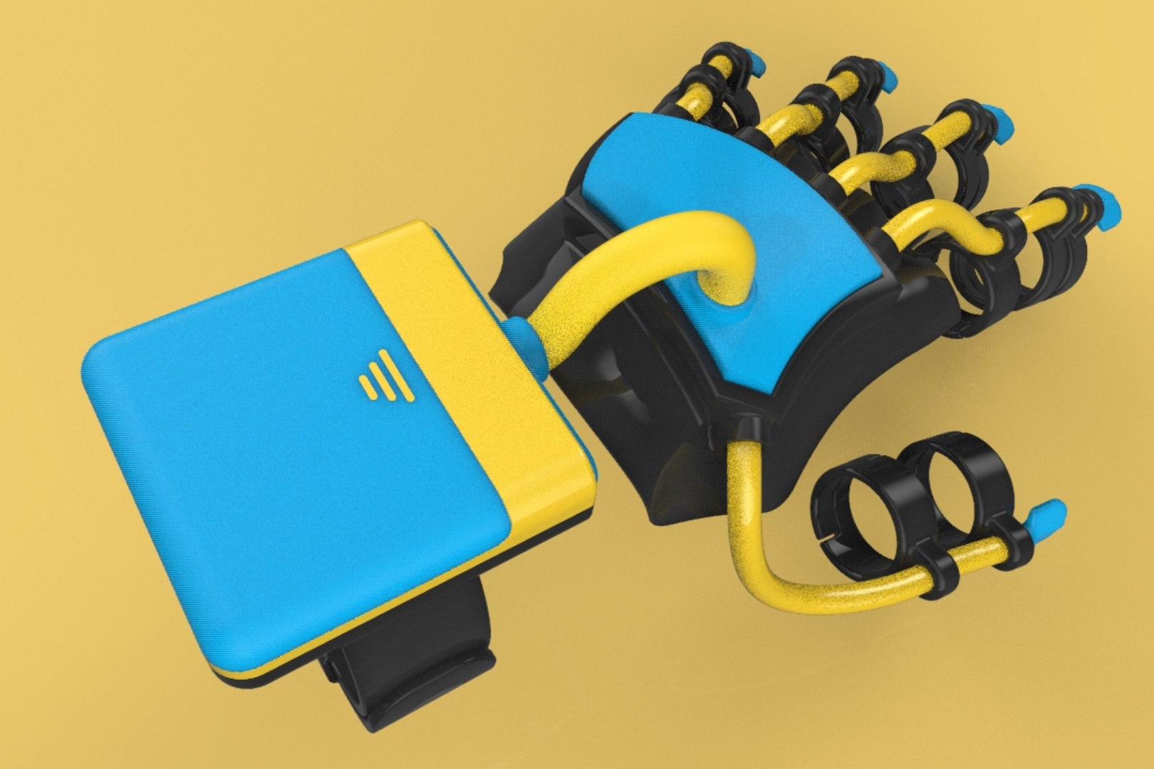 Smart glove exoskeleton 3D model - TurboSquid 1487105