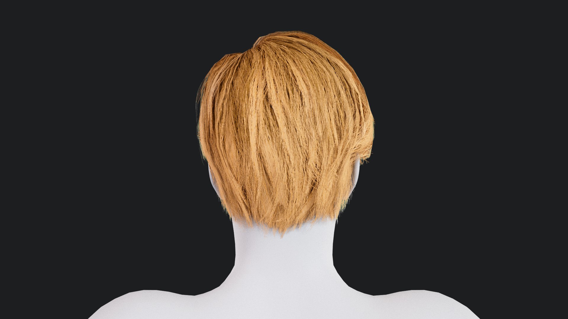 Realistic Male Hair 3D - TurboSquid 2425456