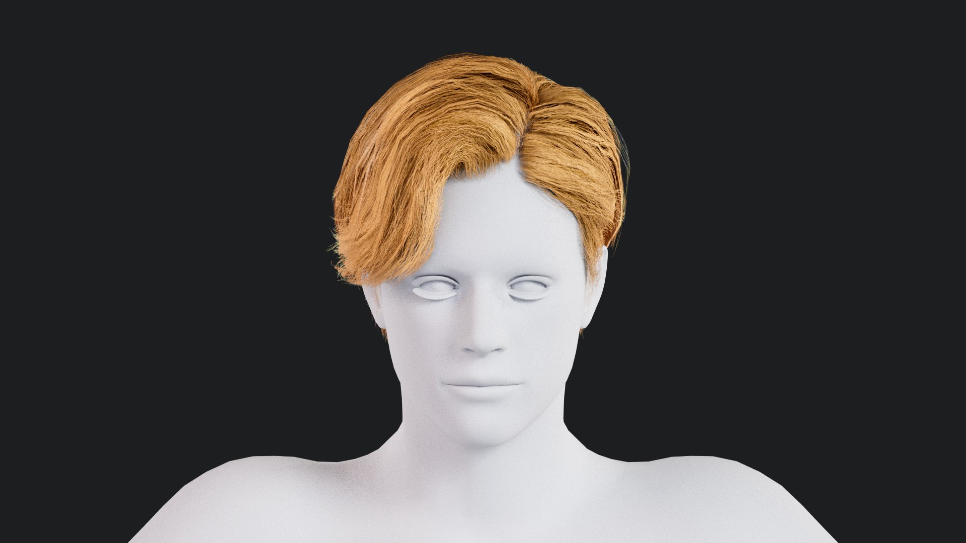 Realistic Male Hair 3D - TurboSquid 2425456