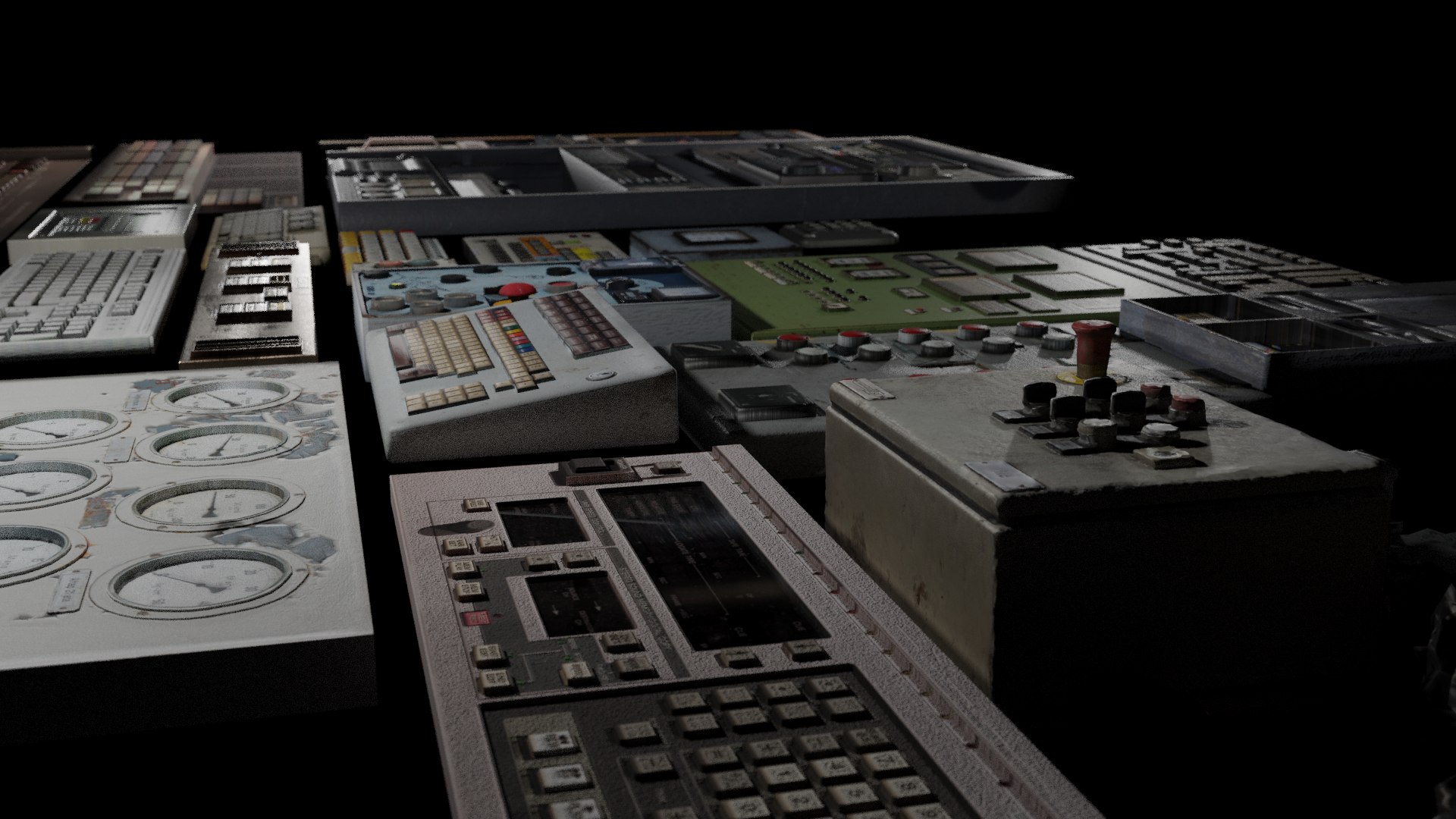 3D Control Panels Collection model - TurboSquid 2024644