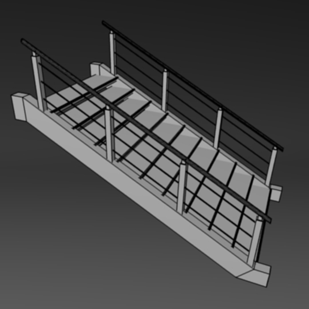 stairs 3d dxf