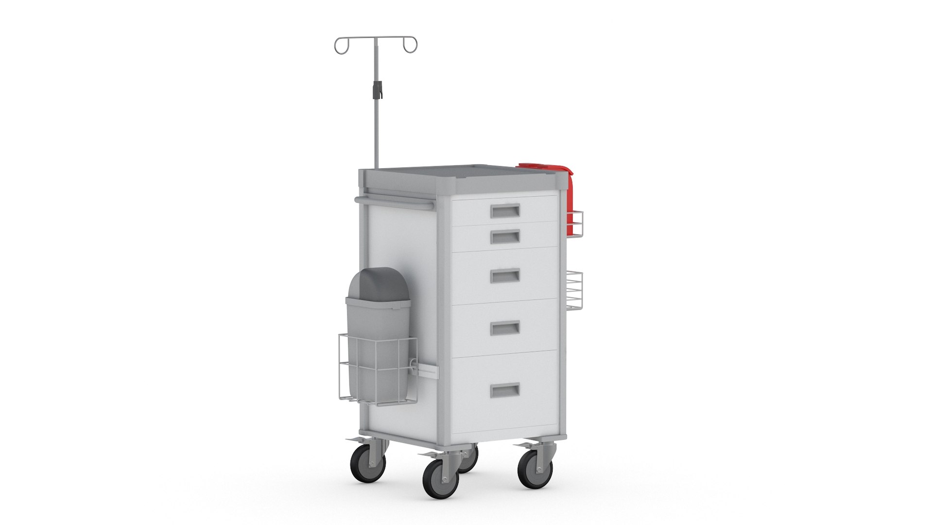 Medical Cart 02 PBR Realistic 3D model - TurboSquid 1942937