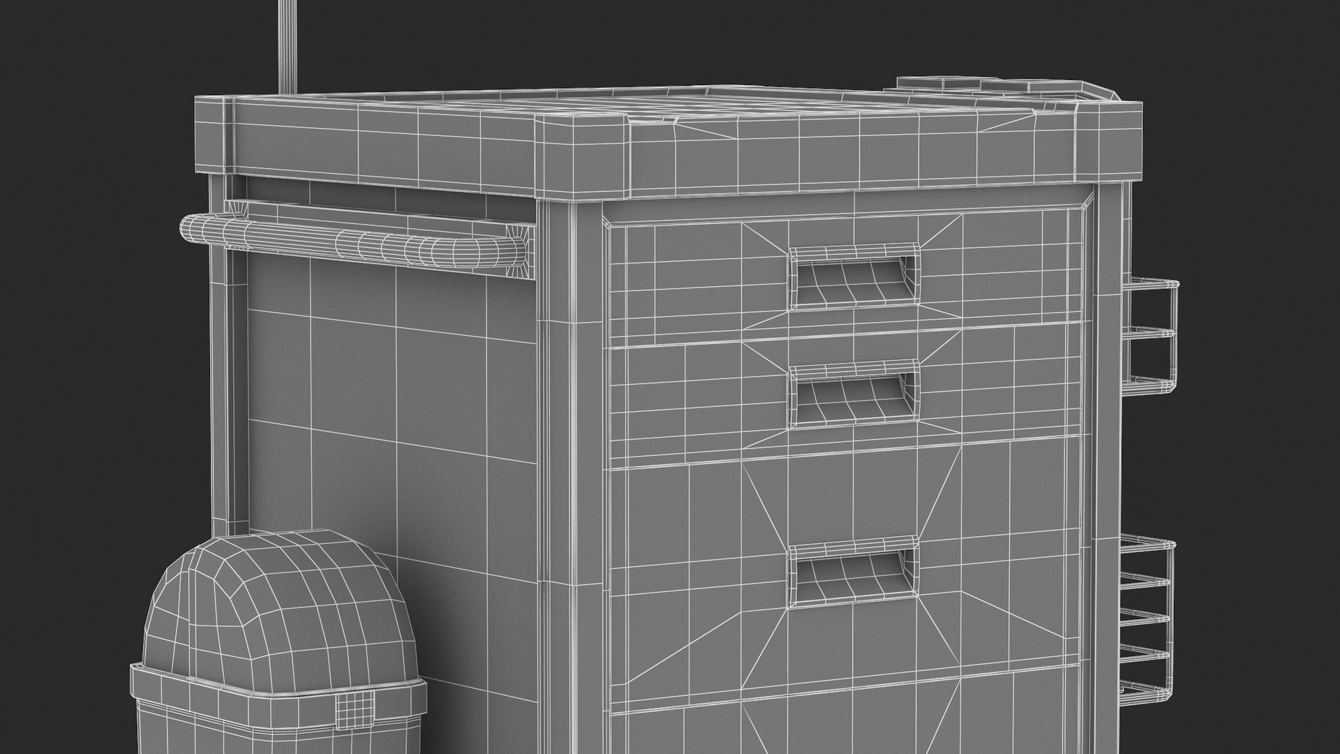 Medical Cart 02 PBR Realistic 3D model - TurboSquid 1942937