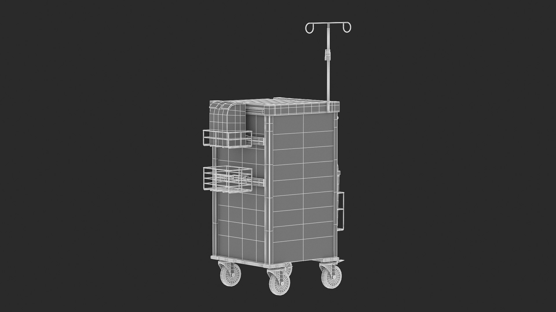 Medical Cart 02 PBR Realistic 3D model - TurboSquid 1942937