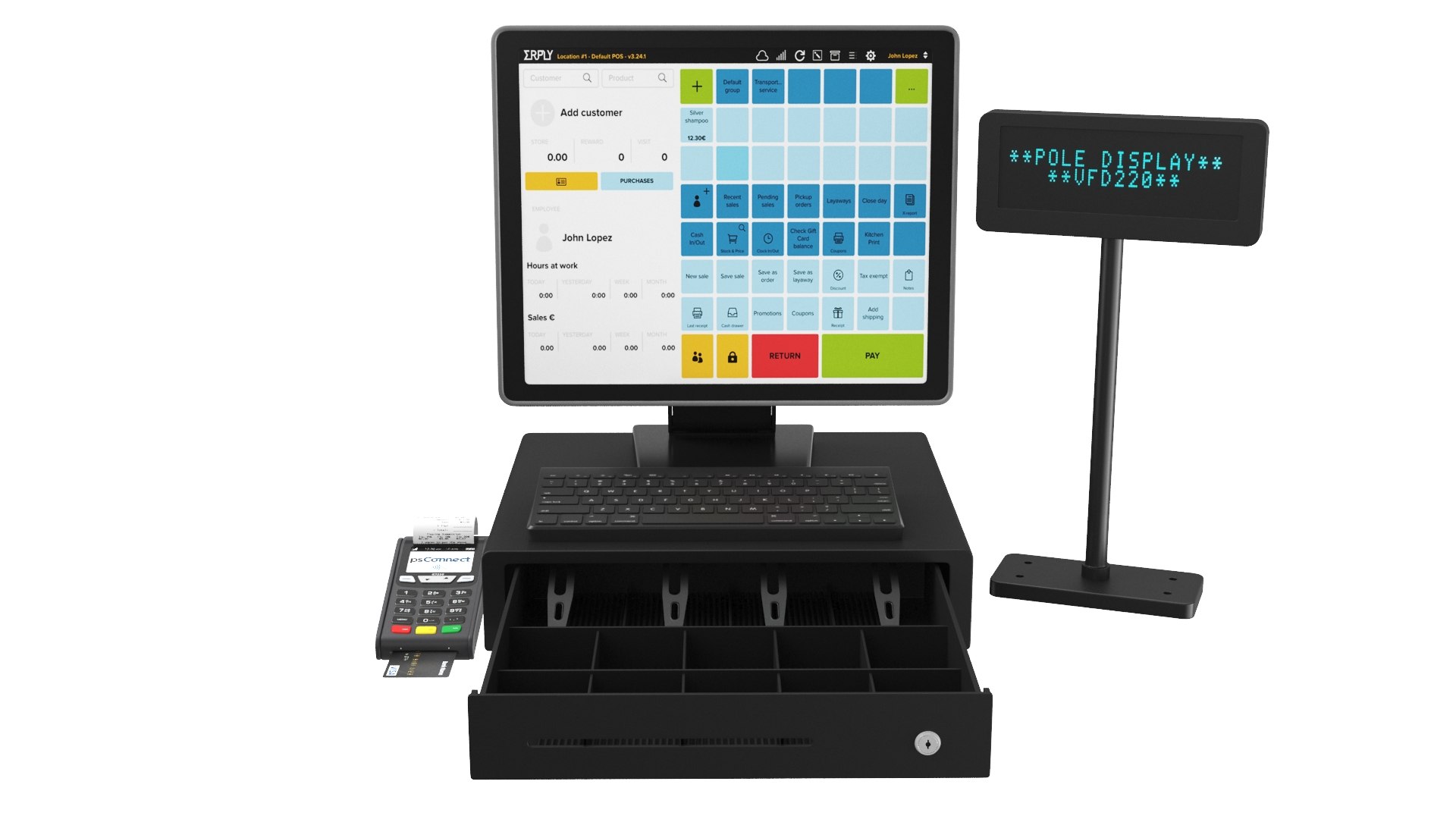 3D model real cash register - TurboSquid 1488385