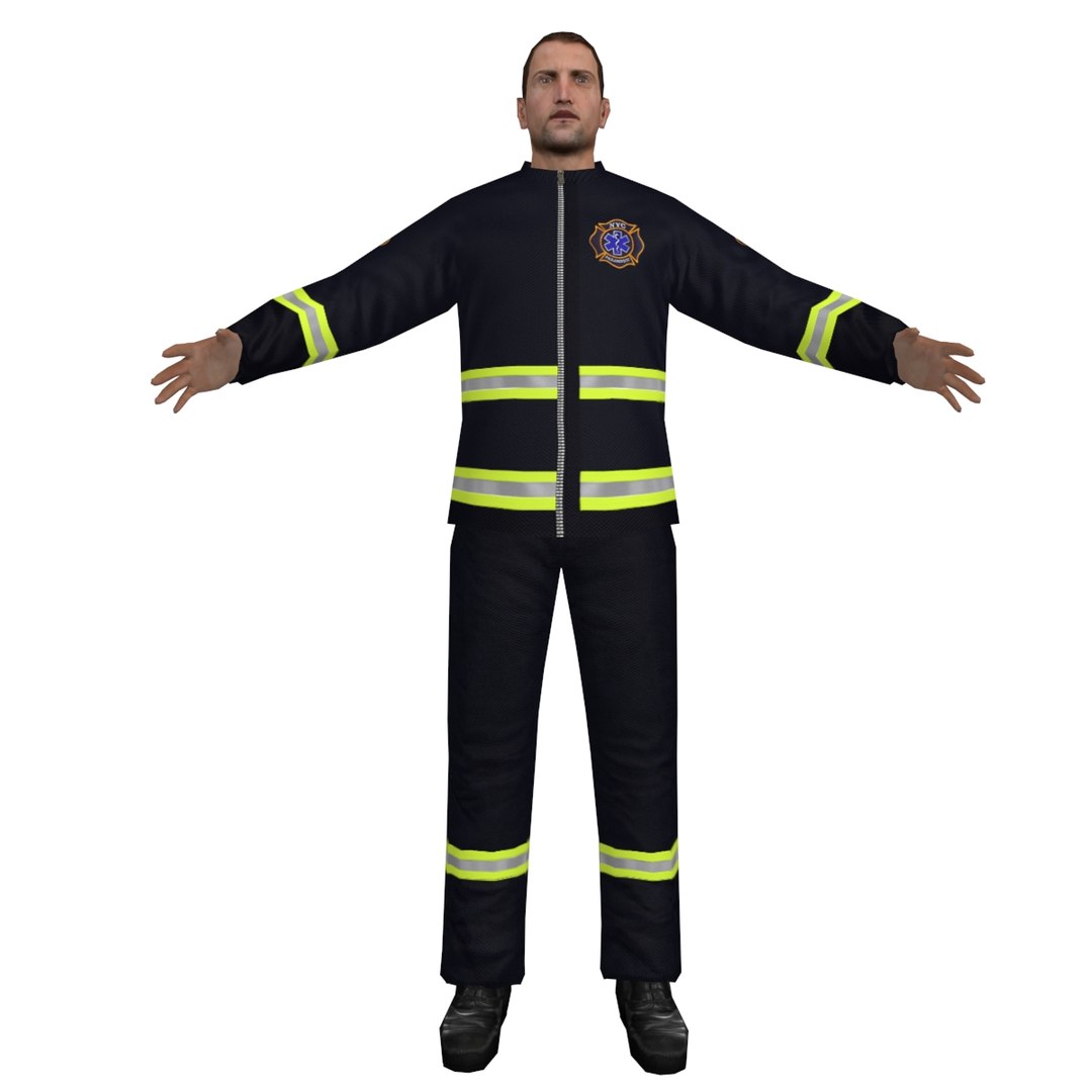 3d paramedic medic model