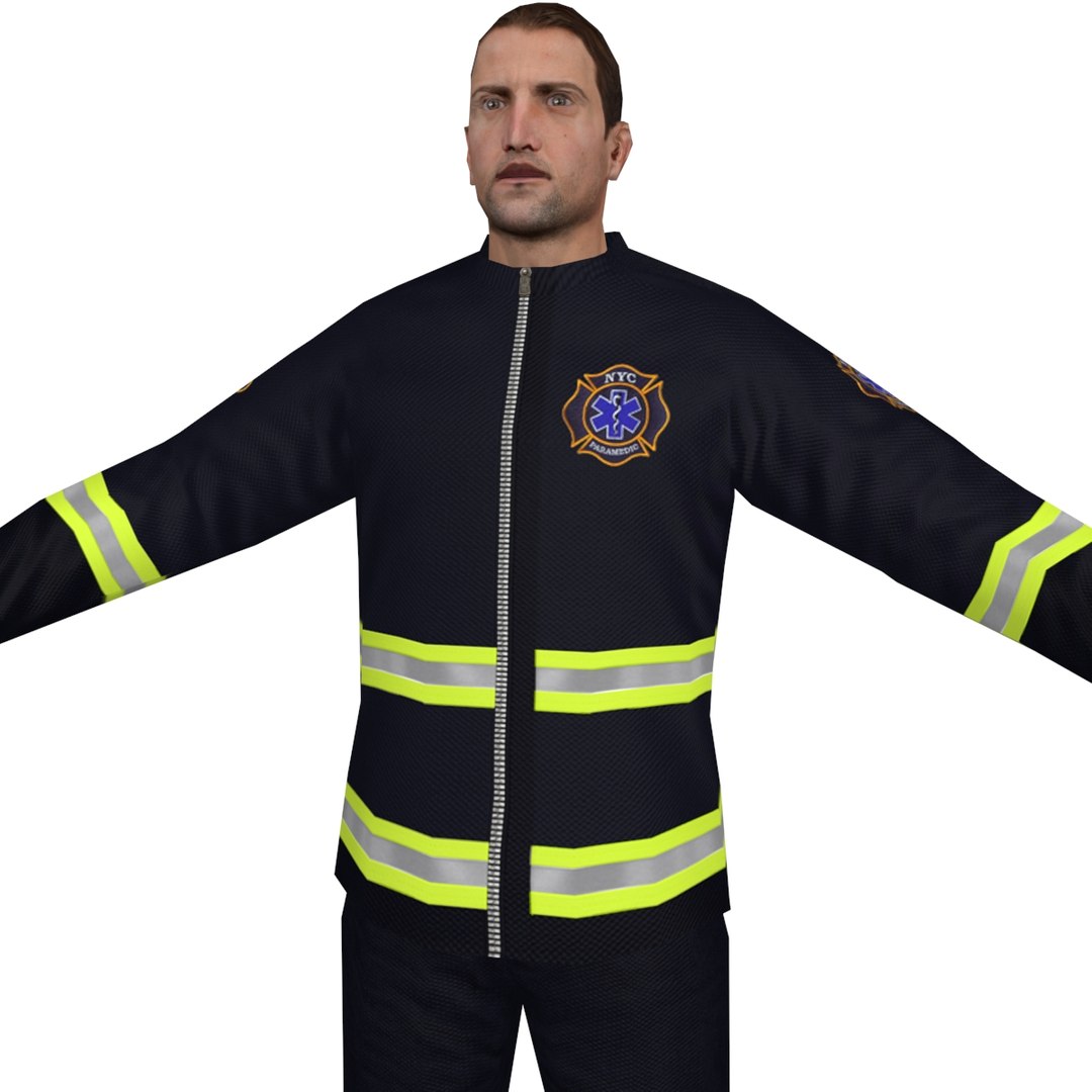 3d paramedic medic model