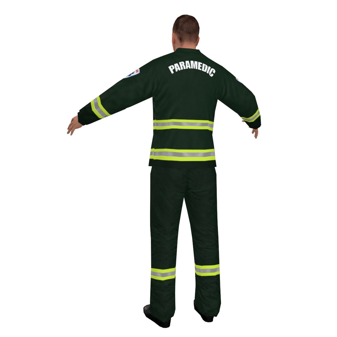 3d paramedic medic model