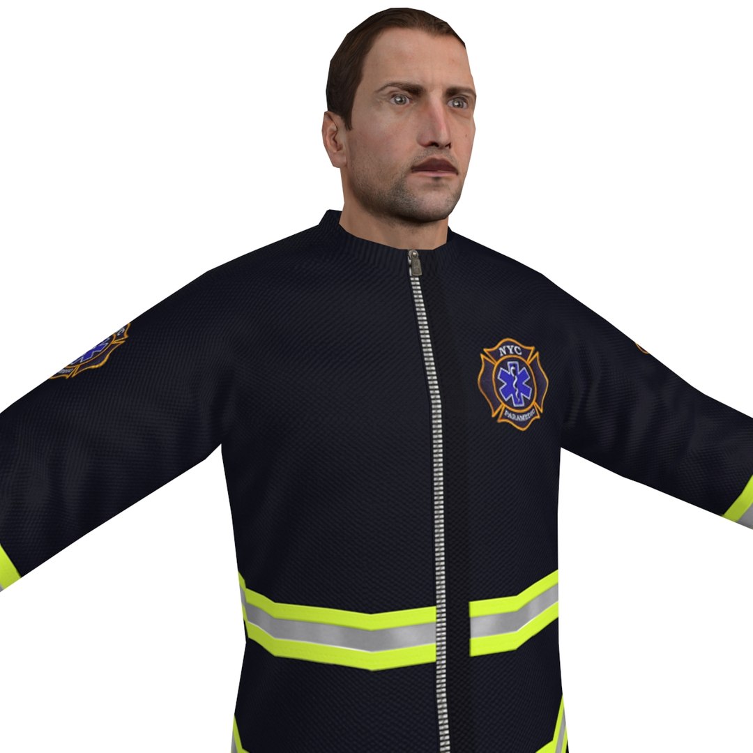 3d paramedic medic model