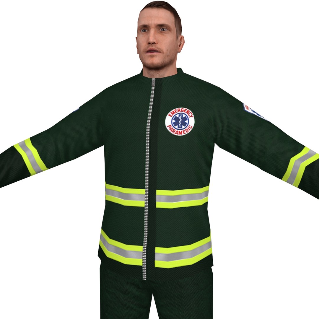 3d paramedic medic model