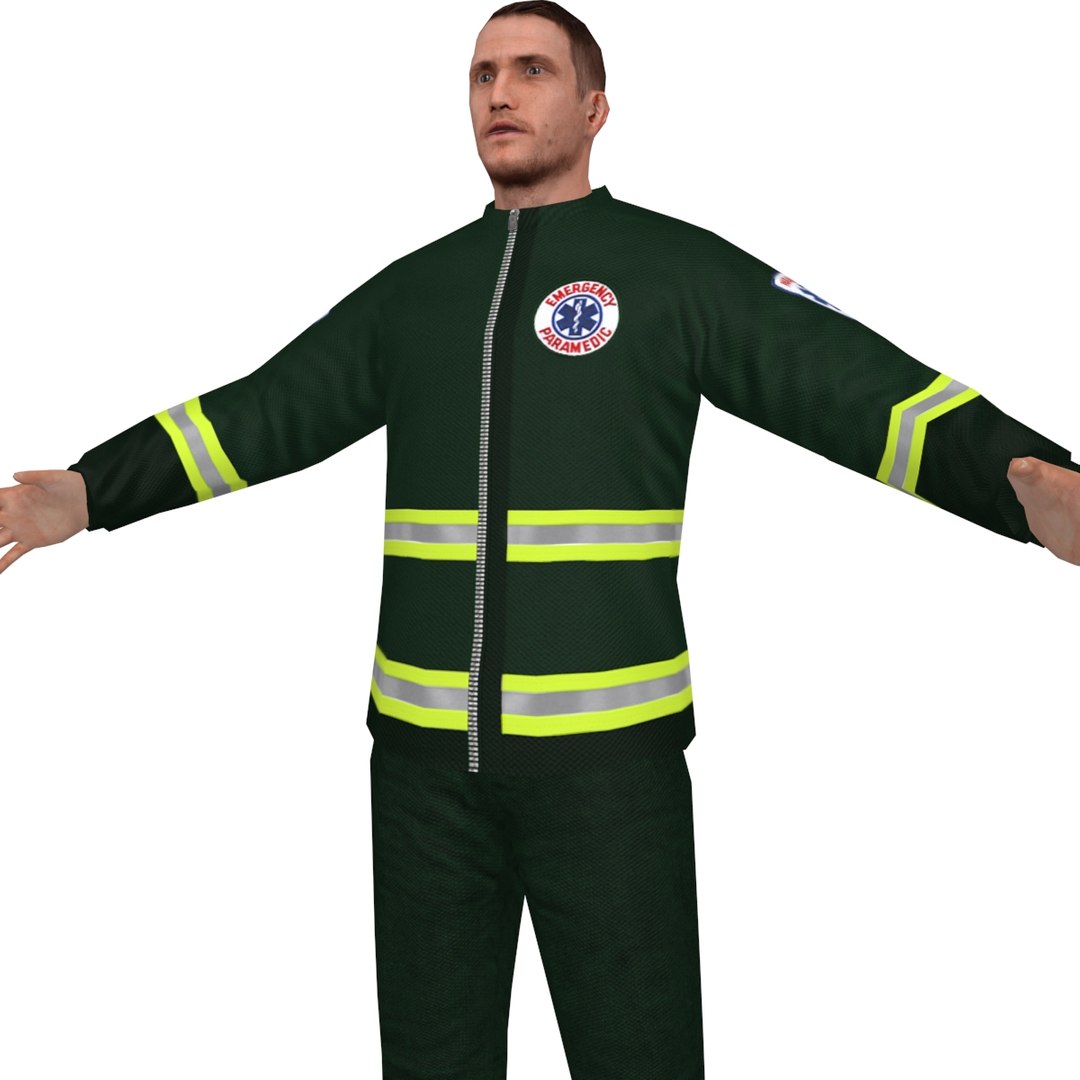3d paramedic medic model