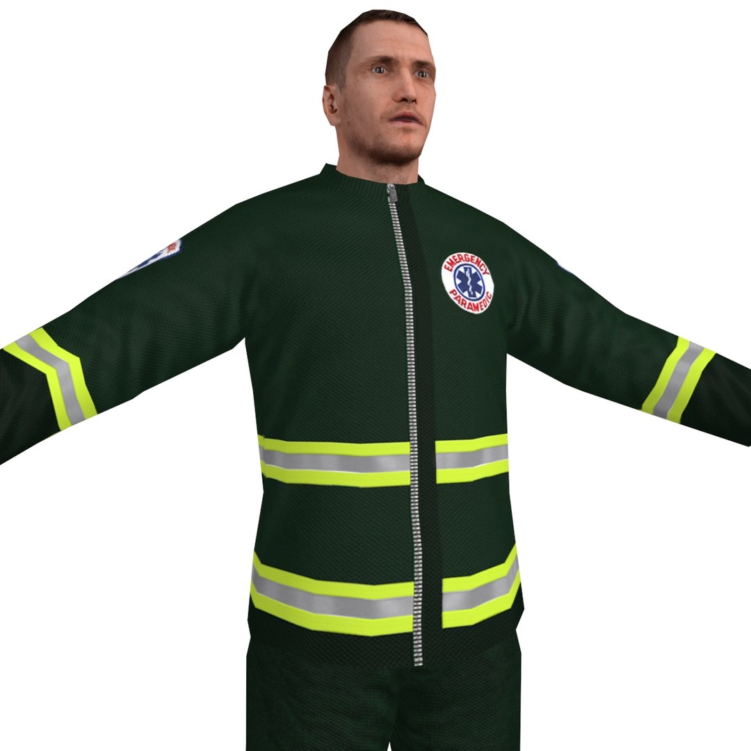 3d paramedic medic model